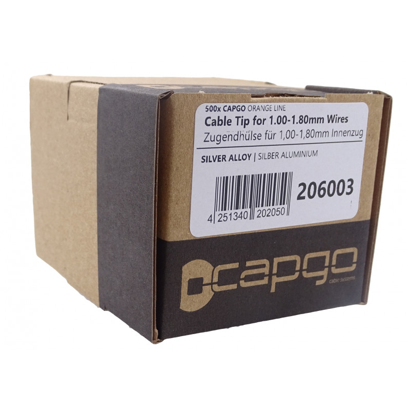 CAPGO Cable tip for 1-1.8mm Wires 500pcs 206003