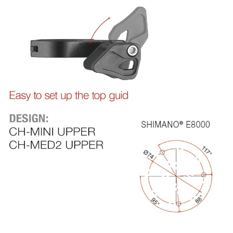 CLOUD 30T-40T SHIMANO E8000 chain guide CH-E8-MINI